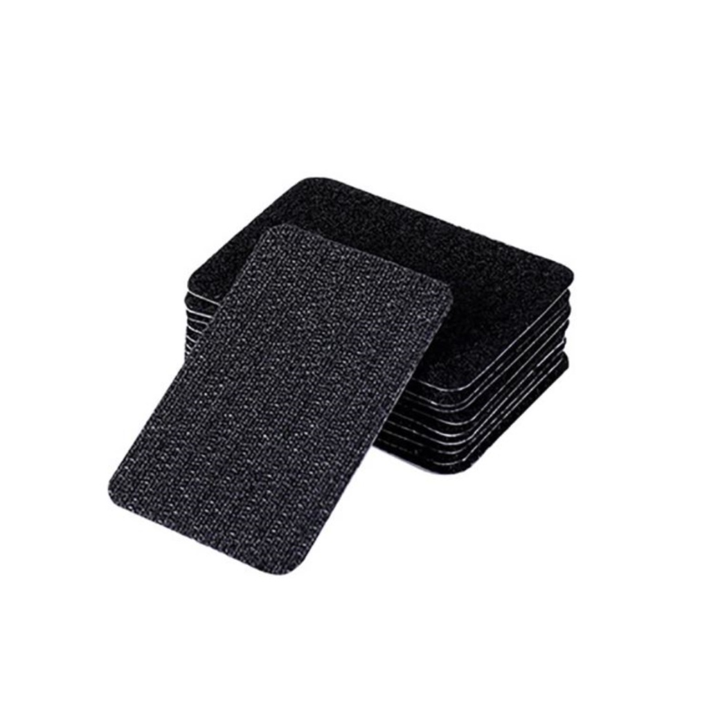 Velcro Com adesivo 6 Cm Preto Retangulo 10unid - Macho e Femea | Shopee ...