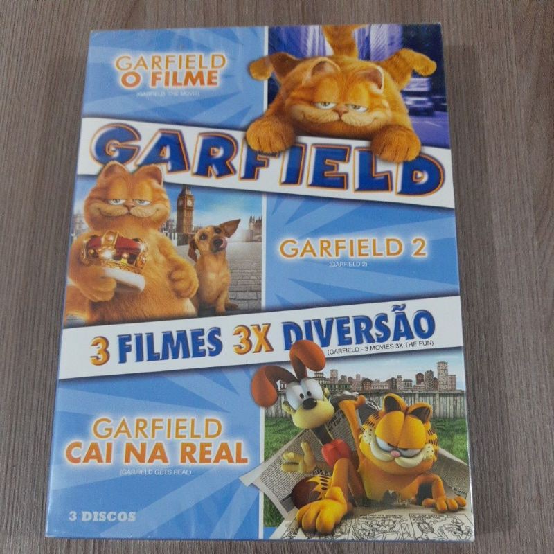 Coleção Garfield 3 filmes | Shopee Brasil