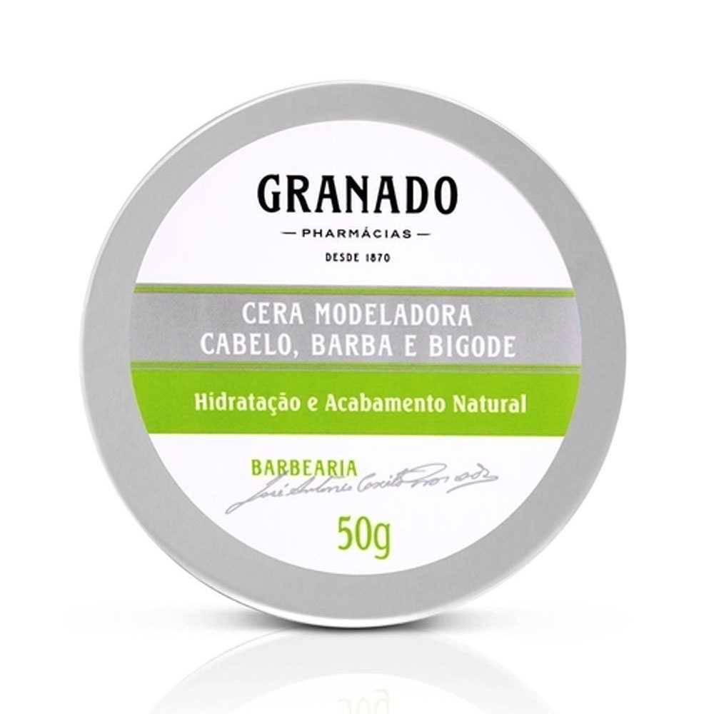 Granado Barbearia Cera Modeladora Cabelo, Barba e Bigode 50g | Shopee ...