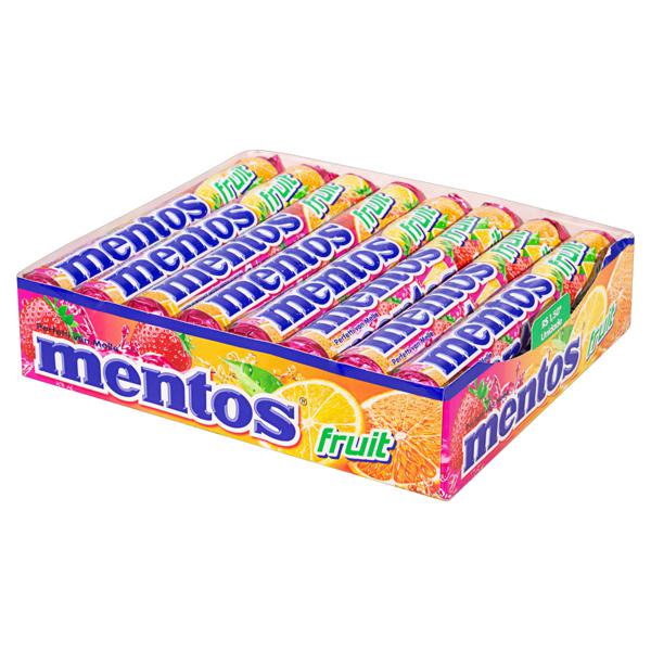 Bala Mentos Stick Tubo - 16 un - 600g - Escolha seu sabor | Shopee Brasil