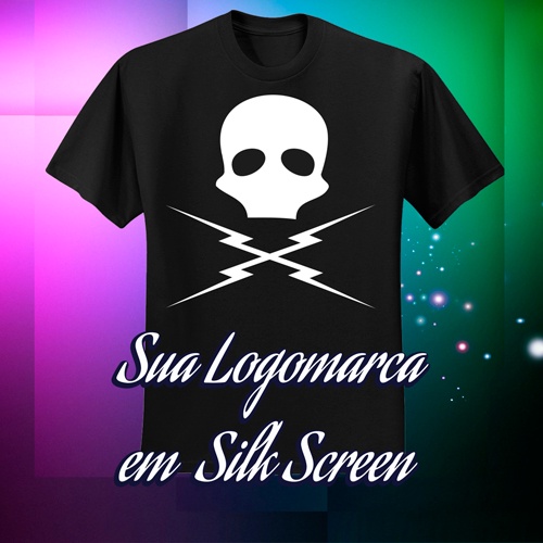 Camiseta Personalizadas em Silk Screen com 1 cor. Kit com 10 PEÇAS ...