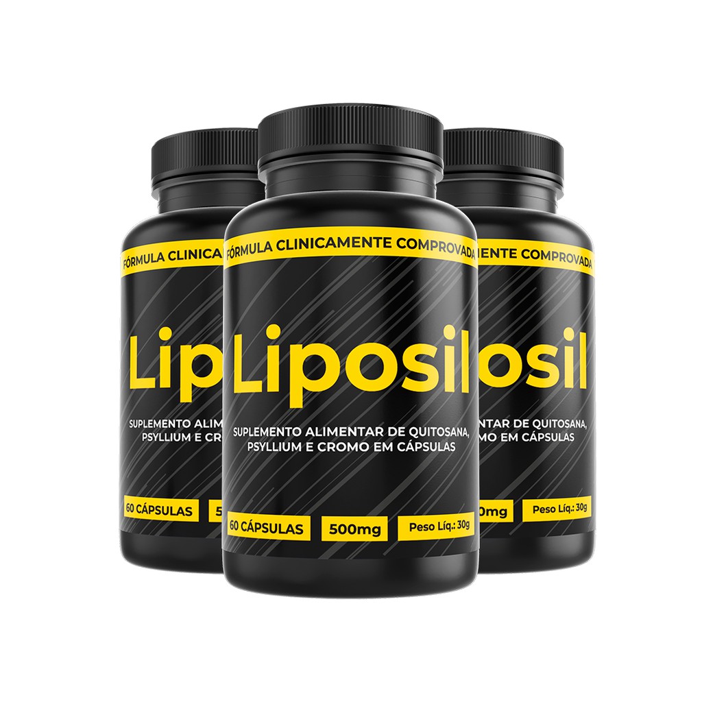 Liposil - O Melhor Jeito de Perder Peso - Kit 3 | Shopee Brasil