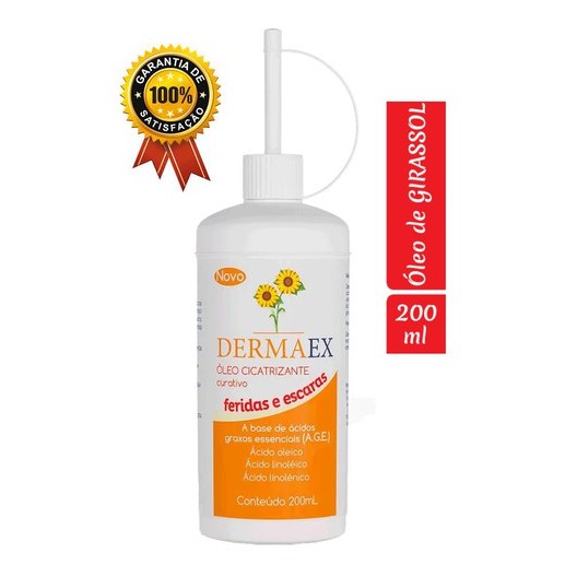 Dermaex Age Óleo de Girassol Para Cicatrizes, Feridas E Escaras ...