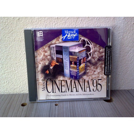 Cd-rom Microsoft Cinemania 95 ( Roger Ebert ) | Shopee Brasil