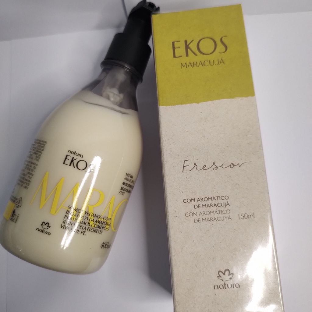 Kit Néctar Desodorante Hidratante para o Corpo Natura Ekos Maracujá 400 ...