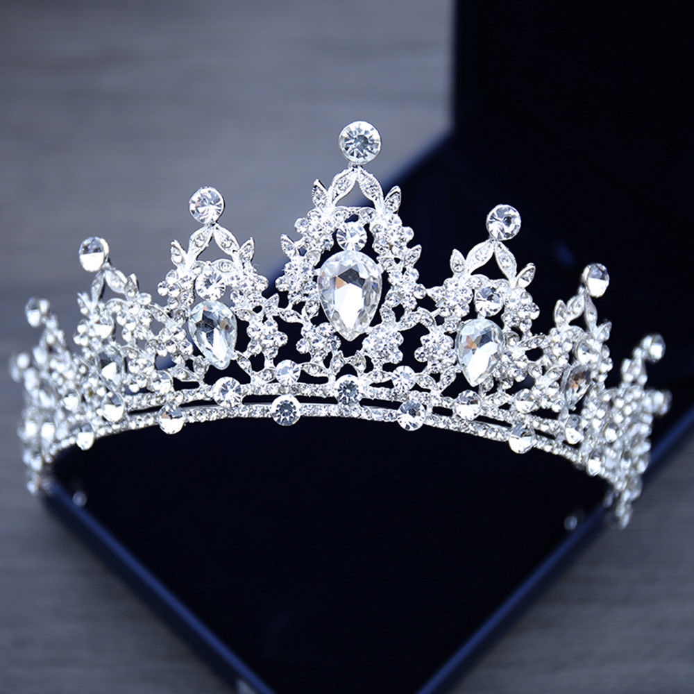 2019 Nova Tiara De Cristal Noiva Bling Aniversário Da Coroa De ...