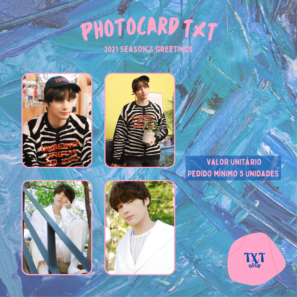 PHOTOCARD TXT (TOMORROW X TOGETHER) 2021 SEASON'S GREETINGS ...