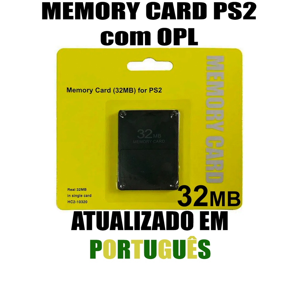 Ps2 Memory Card Com Opl + Ulauncher Atualizado - Corre Que Ta Baratinho