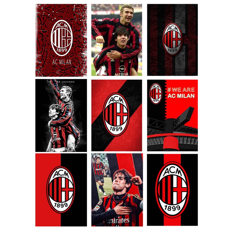 Placas Decorativas MDF AC Milan | Shopee Brasil