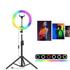 RING LIGHT 10 POLEGADAS RGB | Shopee Brasil