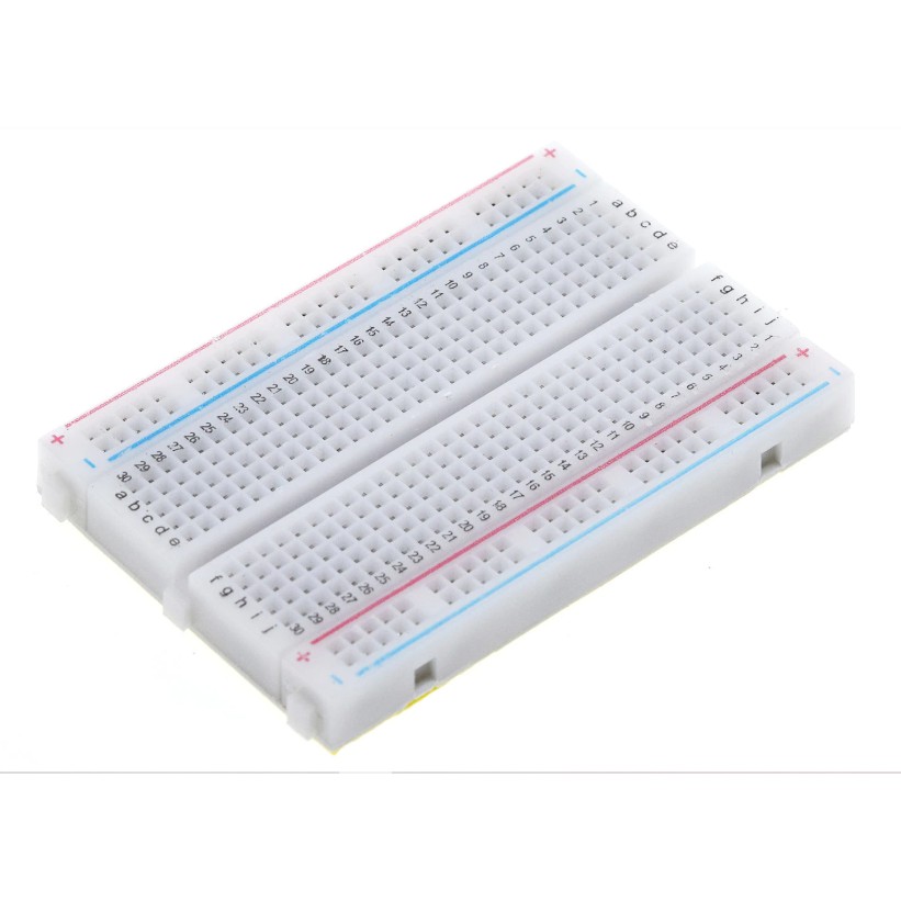 Protoboard 400 Pontos com Adesivo - Arduino Prototipagem Eletrônica - Montar circuitos ...