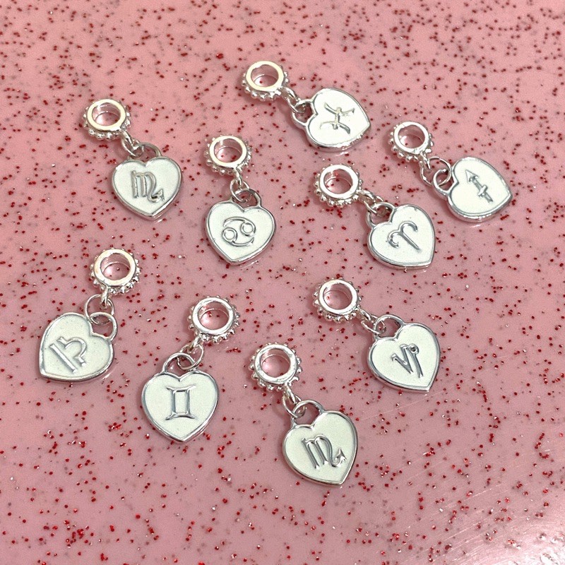 Berloques Signos Banhados a Prata | Shopee Brasil