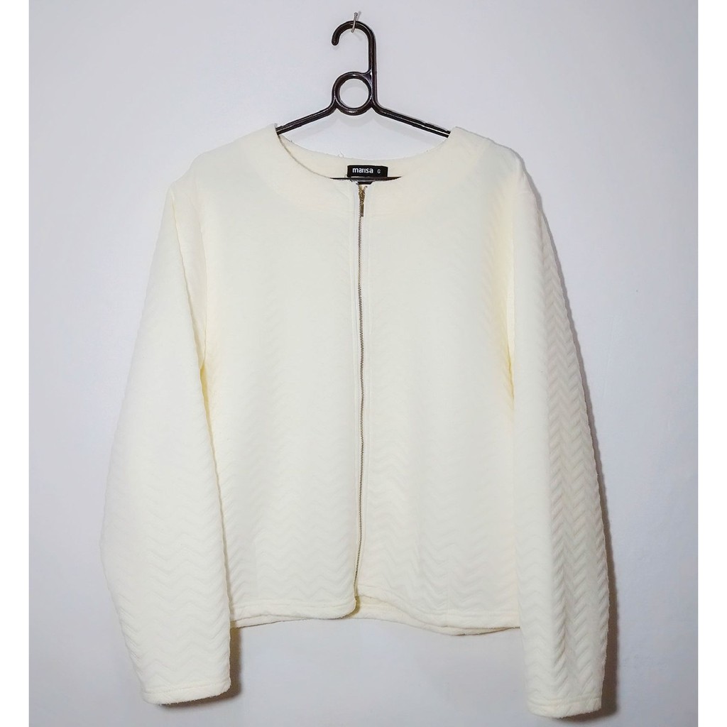 Jaqueta Off White Wee Marisa | Shopee Brasil