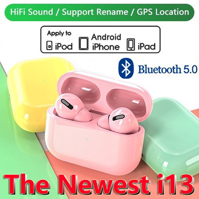 [2021 New & Touch] Inpods 13 Pro Macaron i13 Bluetooth Earphone 5.0 TWS ...