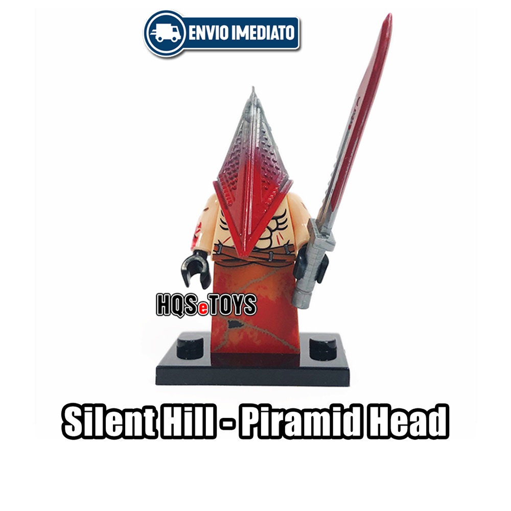 Cabeça de Pirâmide Game Silent Hill Pyramid Head Blocos de Montar ...