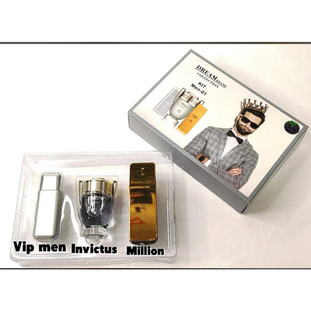 Kit Dream Brand Collection Men - 01 - Envio Imediato - Escorrega o Preço