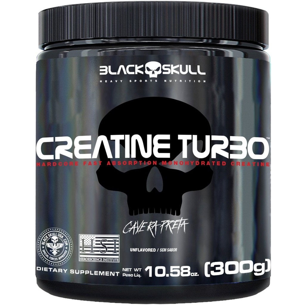 Creatina Monohidratada Creatine Turbo Black Skull G Energia Hot Sex