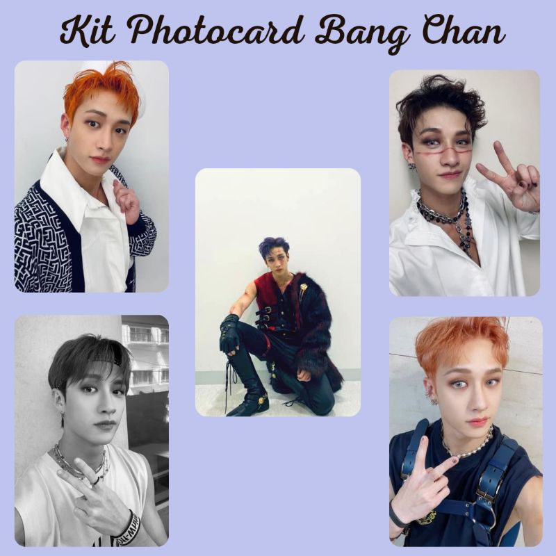 Stray Kids Bang Chan KIT Photocard Card Bang Chan | Shopee Brasil