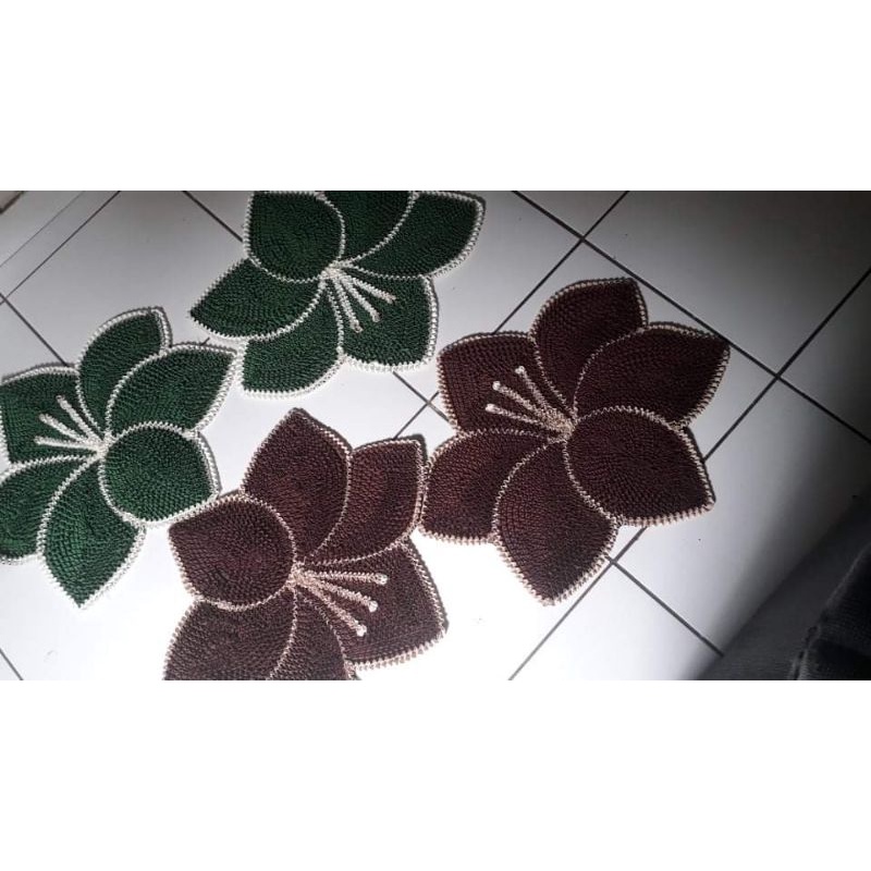 capacho frufru flor de hibisco | Shopee Brasil