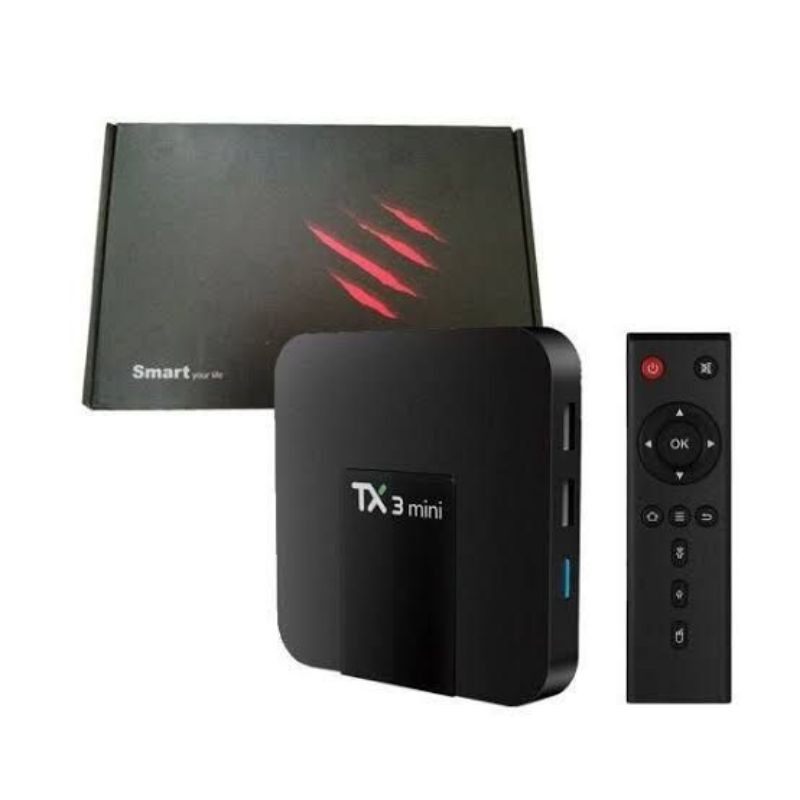 Tx3 Mini Android Tv Box Tv Box2G / 16g Dupla Wifi bluetooth (TEM ROOT ...