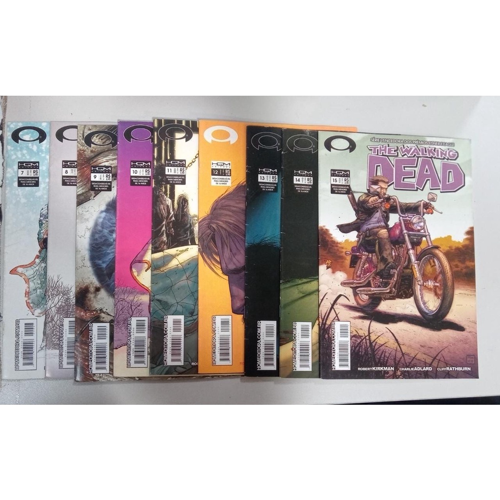 HQ The Walking Dead - Volumes 2, 3, 4, 5, 6, 7, 8, 9, 11, 12 e 13 | Shopee Brasil