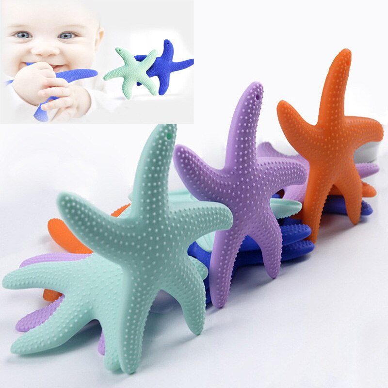 Molars Mordedor Brinquedos Do Bebê Starfish Toddle Bebê Seguro E ...