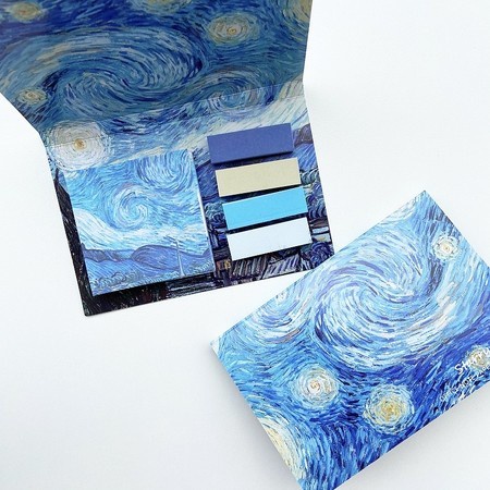Kit Post It Van Gogh - Noite Estrelada | Shopee Brasil