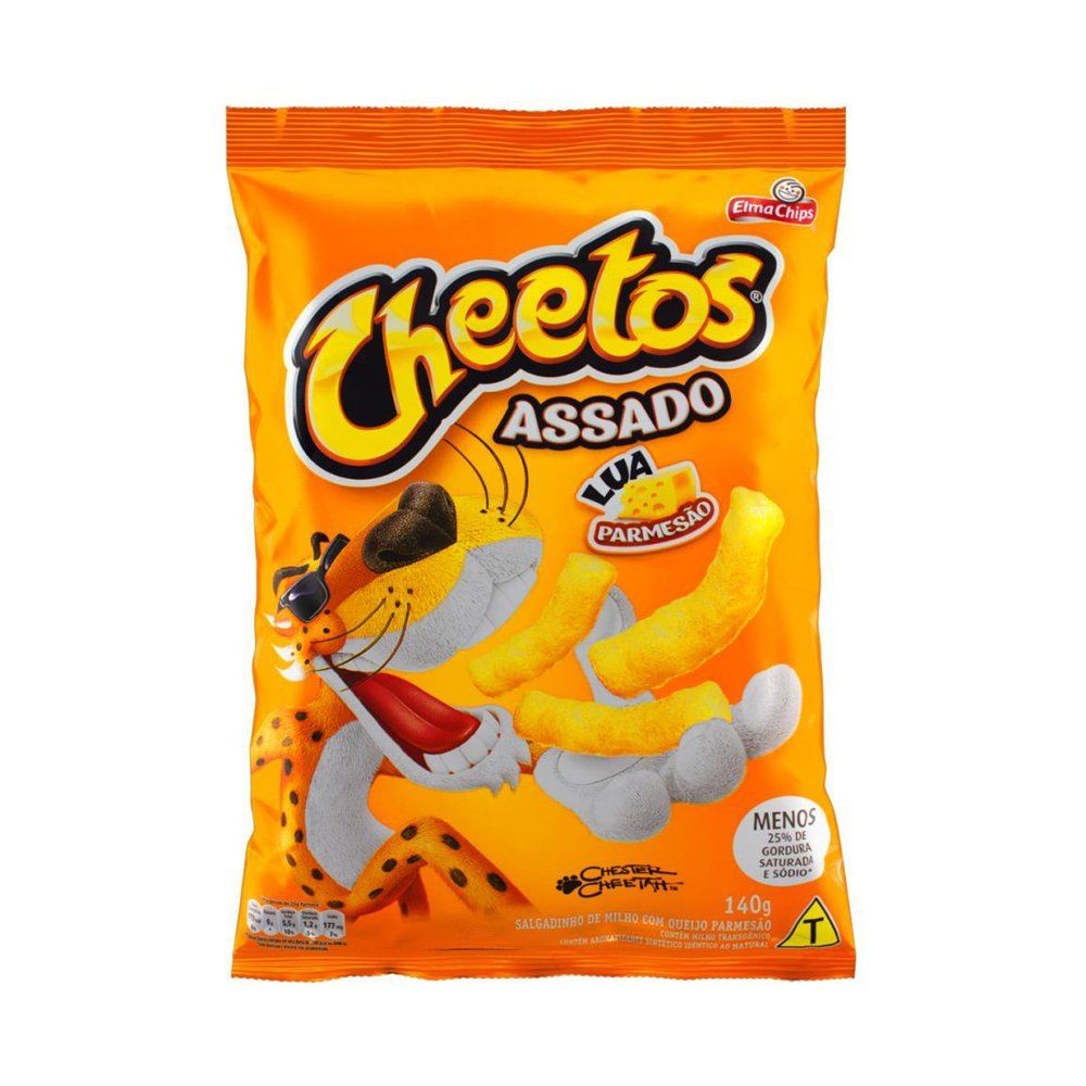 Salgadinho Cheetos Lua Parmesão 125g - Elma Chips | Shopee Brasil