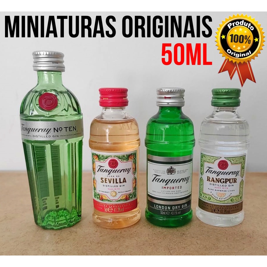 kit Miniatura Gin Tanqueray Completo 50ml - | Shopee Brasil