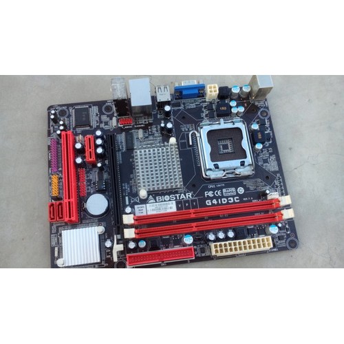 Placa Mãe usada biostar g41d3c Socket 775-DDR3 com defeito leia toda ...
