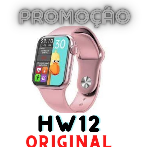 relogio inteligente / smartwatch hw 12 - iwo tela infinita original ...