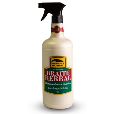 Banho a Seco Desembaraçador Para Cavalos - Braite Herbal Com Aloe Vera ...