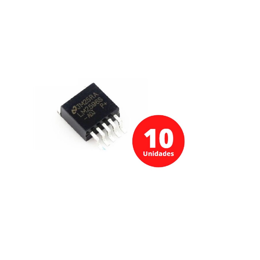 Lm2596 Lm2596s-ADJ SMD 10 Unidades TO263 3a Step-down 4 a 40v Esp8266 Arduino | Shopee Brasil