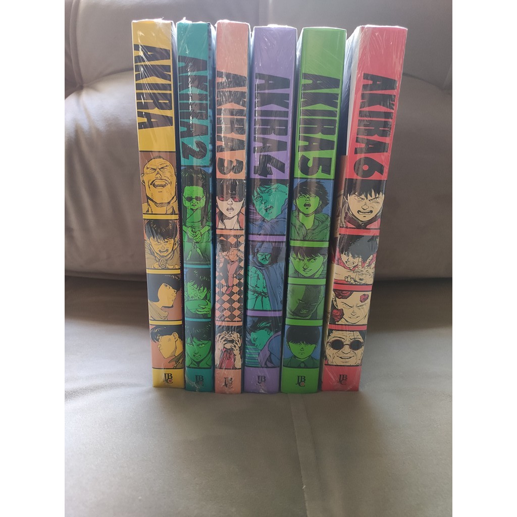 Manga Akira Completo volumes 1 a 6 (lacrados) - Faz a Boa!