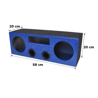 Caixa Bob Horizontal Duto 2 Polegadas Alto Falante De 6 Polegadas Aparelho 1 Din (l:58 X A:20 X ...