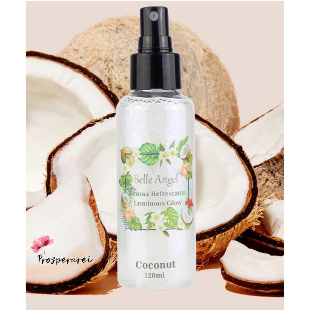 Bruma Fixadora com Glitter Maquiagem Iluminada a Pele Refrescante ...
