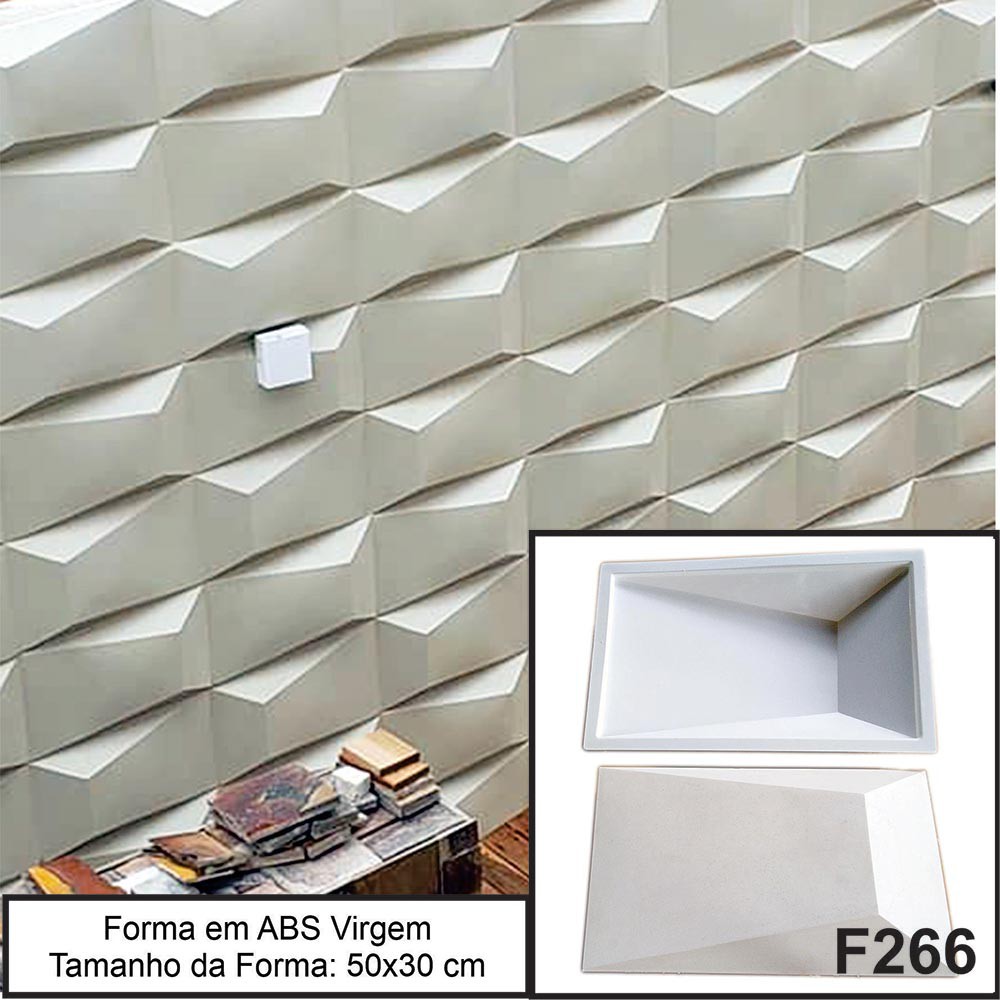 Forma 3D F266 ABS virgem 2 mm Gesso E Cimenticio 50x30 cm | Shopee Brasil