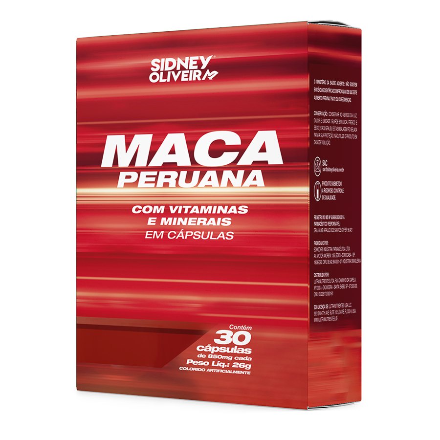 Maca Peruana 30 Cápsulas Sidney Oliveira | Shopee Brasil