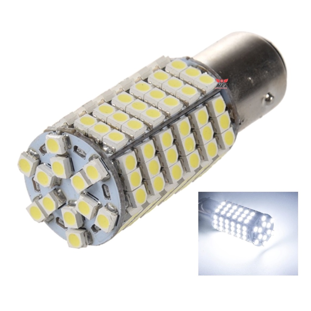 Lampada 120 Led Ba15s 1 Polo P21w 1156 1141 Branco 12v | Shopee Brasil
