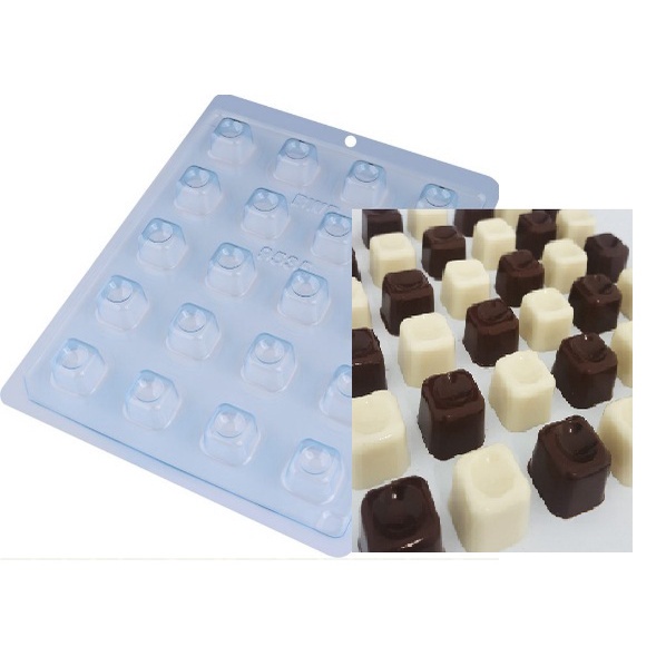 BWB Forma para Chocolate Bombom Detalhado 9535 (Acetato) | Shopee Brasil