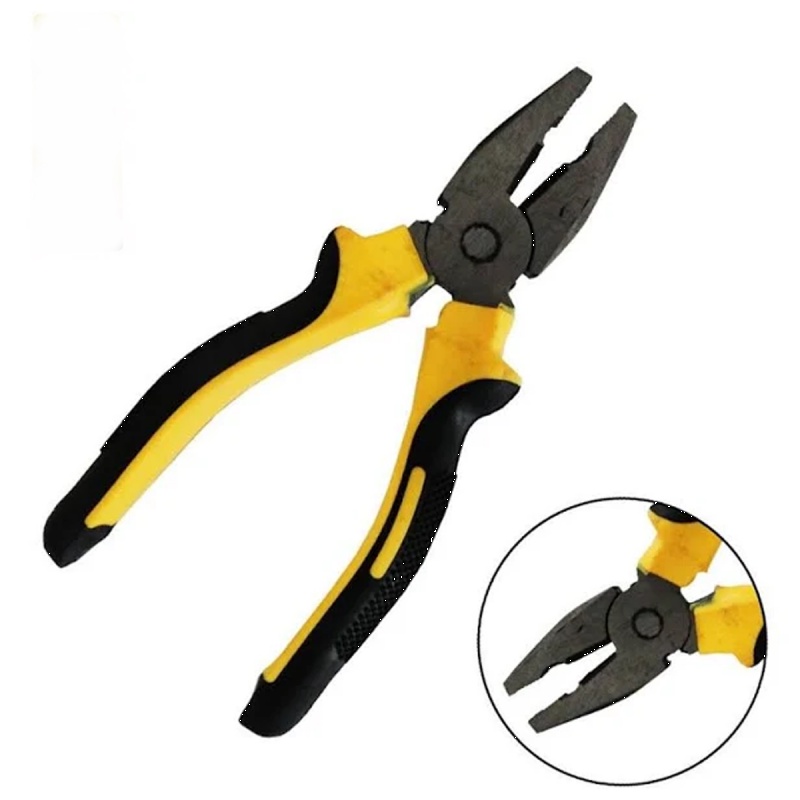 Alicate Universal 8 Pol Isolado Profissional Cabo Emborrachado | Shopee Brasil