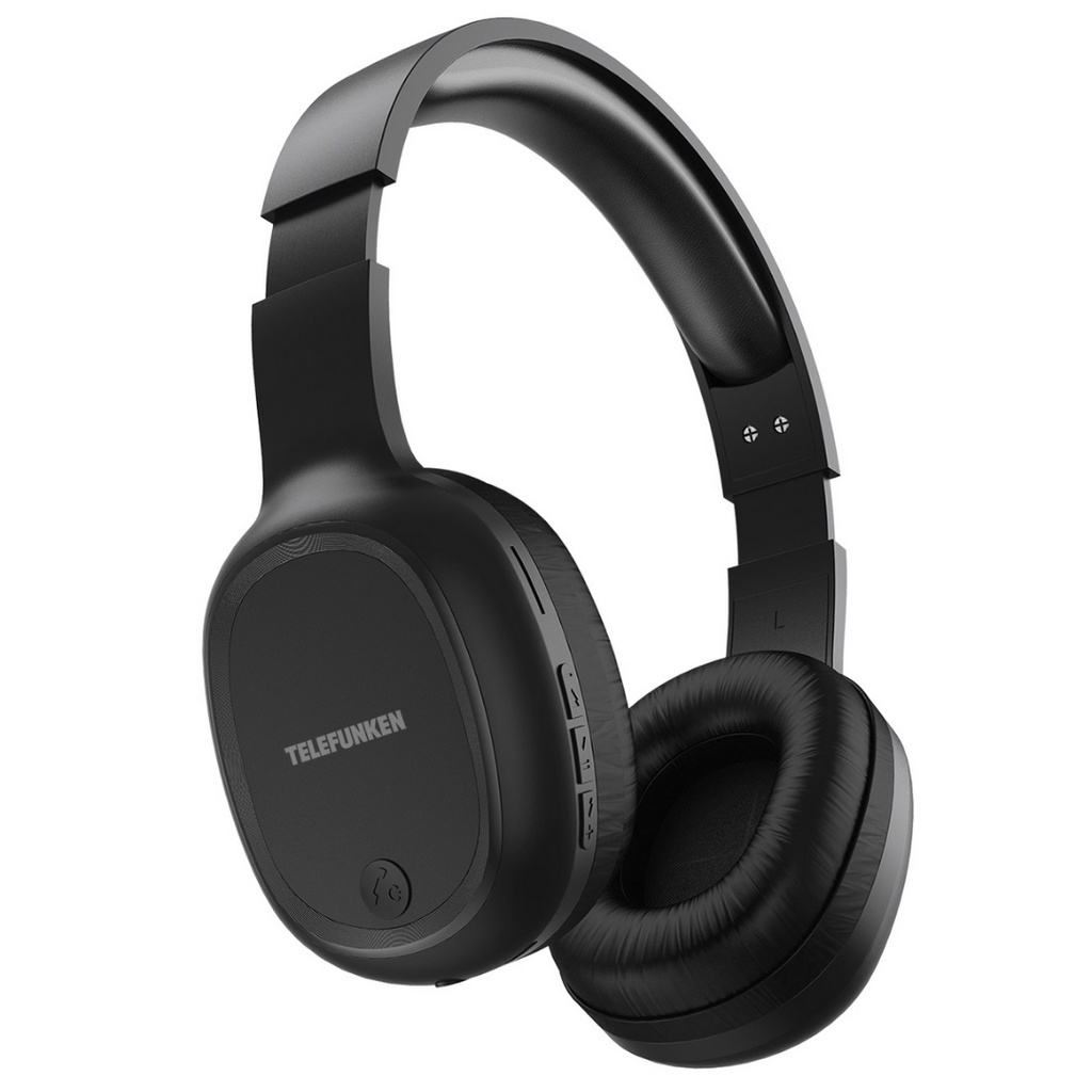Fone De Ouvido Over-Ear Bluetooth Telefunken TF-H500BT Preto | Shopee ...