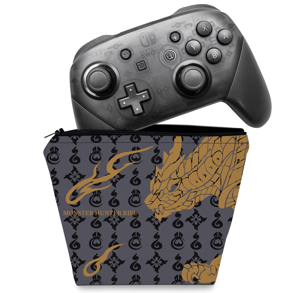Capa Nintendo Switch Pro Controle Case - Monster Hunter Rise ...