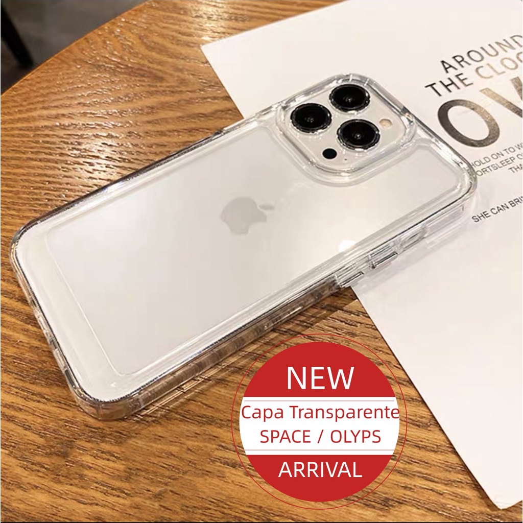 Capa Capinha SPACE Transparente Para iPhone 12 (6.1) | Shopee Brasil