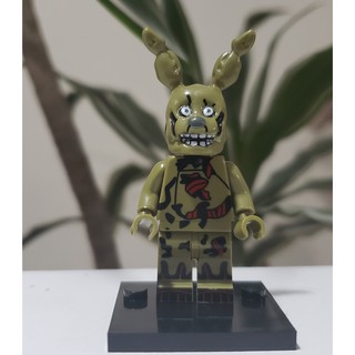 Boneco Minifigure Five nights at Freddy FANF animatronic SpringTrap ...