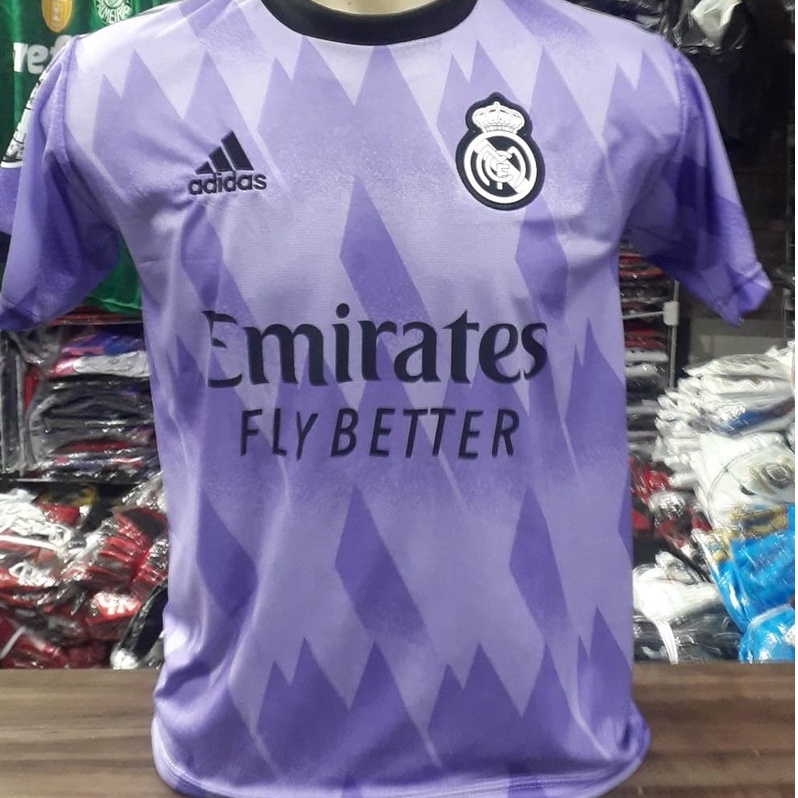 Nova camisa real madrid 2022/2023 Roxa | Shopee Brasil Nova camisa real madrid 2022/2023 Roxa | Shopee Brasil