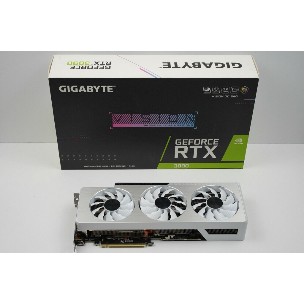 NOVO: Gigabyte GeForce RTX 3090 VISION OC 24GB GDDR6X | Shopee Brasil
