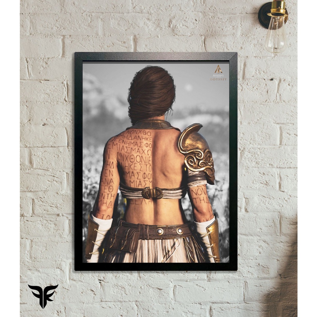 Quadro Kassandra Assassins Creed Odyssey Shopee Brasil