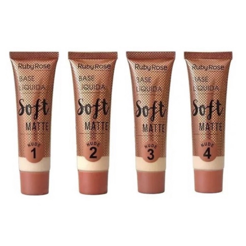 base liquida soft matte ruby rose | Shopee Brasil