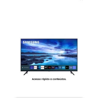 Samsung Smart Tv 50" Uhd 4k 50au7700, Processador Crystal 4k, Tela Sem ...
